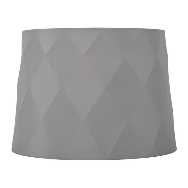Hometrends 14in Grey Diamond Lamp Shade - Walmart.ca