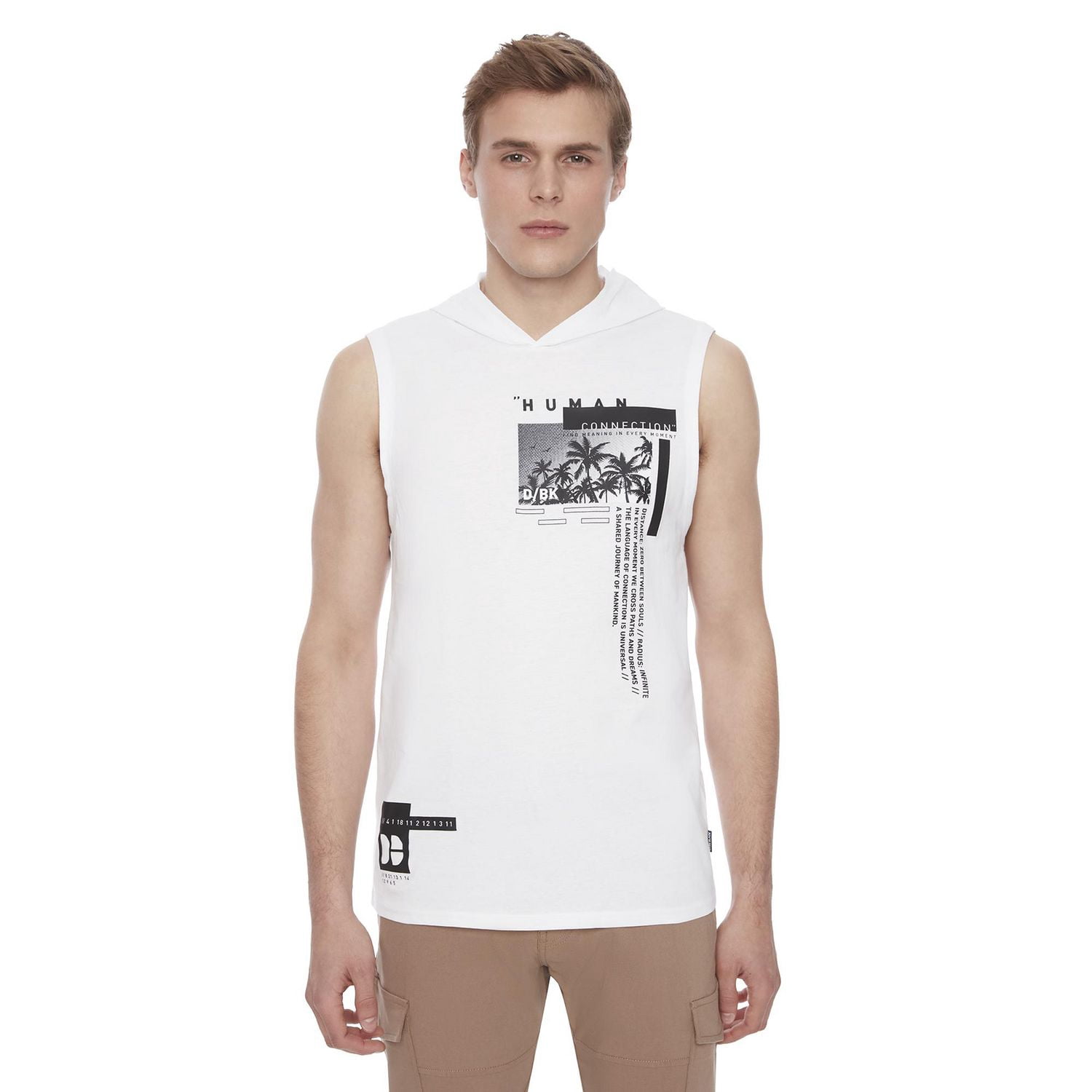 Click here for Dark Black Mens Hooded Tank Top Xxl prices