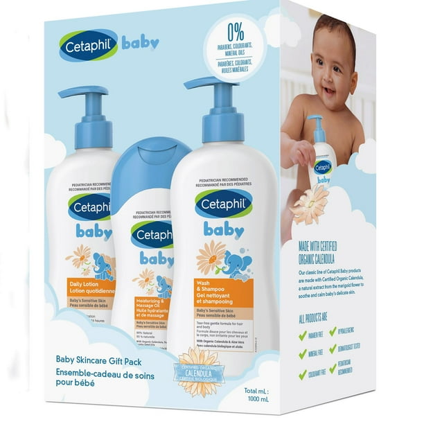 Cetaphil Baby Skin Care Gift Pack | Baby Skincare Essentials | Made ...