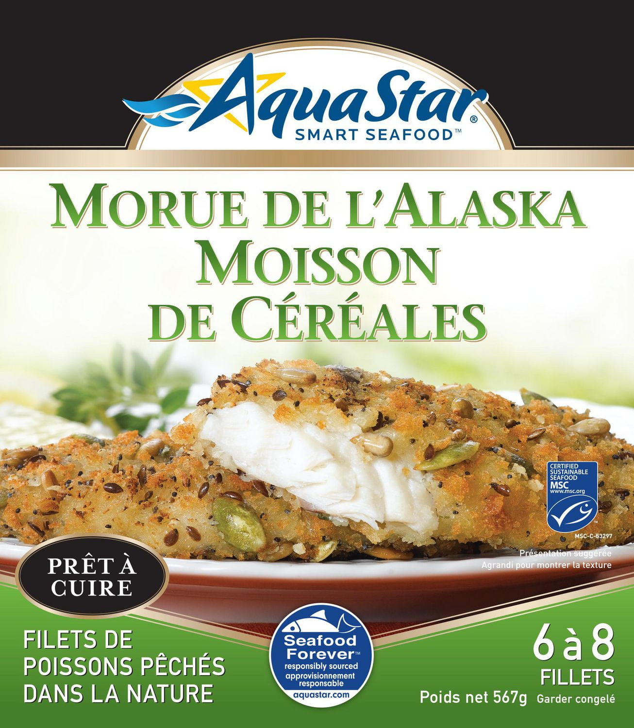 Aqua Star Harvest Grain Alaskan Cod | Walmart Canada
