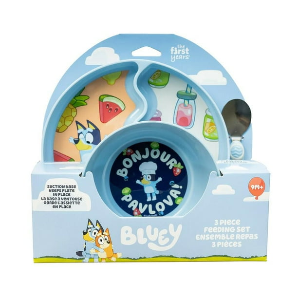 BLUEY 3 PIECE DINNER SET, Bowl, Plate & Spoon - Walmart.ca