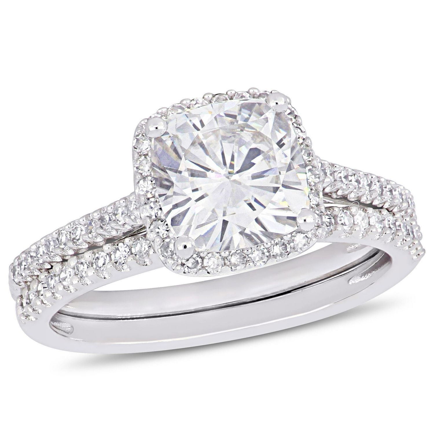 Click here for Miabella 2 Carat T. G.W. Moissanite And 1/3 Carat... prices