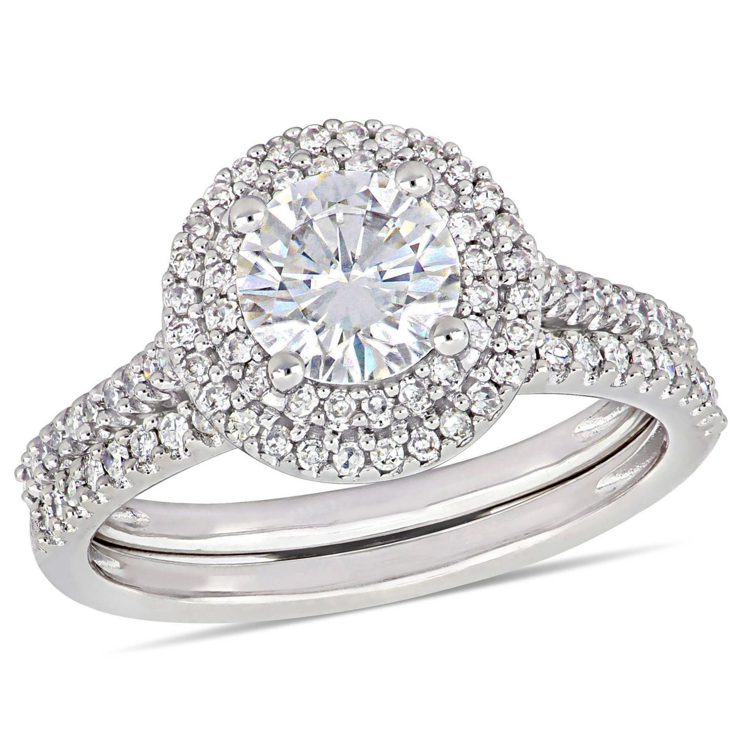 Click here for Miabella 1 Carat T. G.W. Moissanite And 1/2 Carat... prices