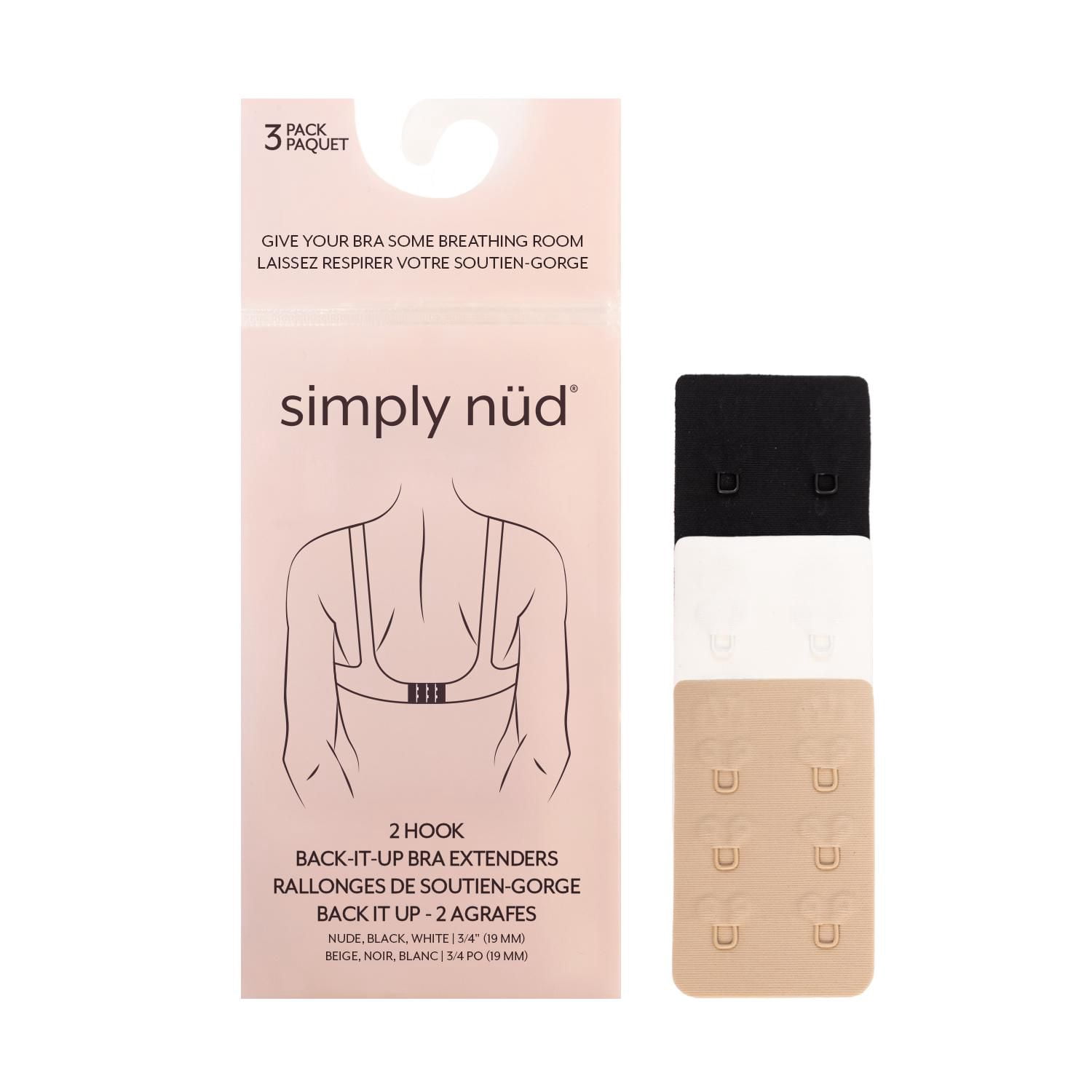 Click here for Simply Nud Back It Up Bra Extenders-2 Hook  3/4 On... prices