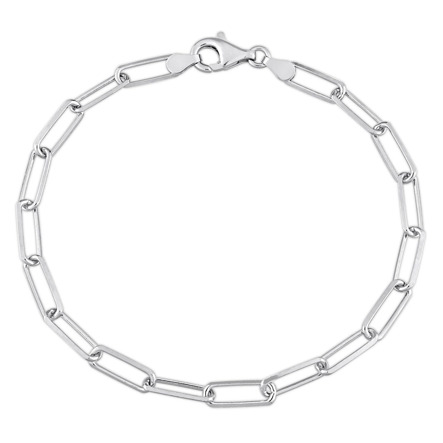 Click here for Miabella Mens Sterling Silver Diamond Cut Oval Lin... prices