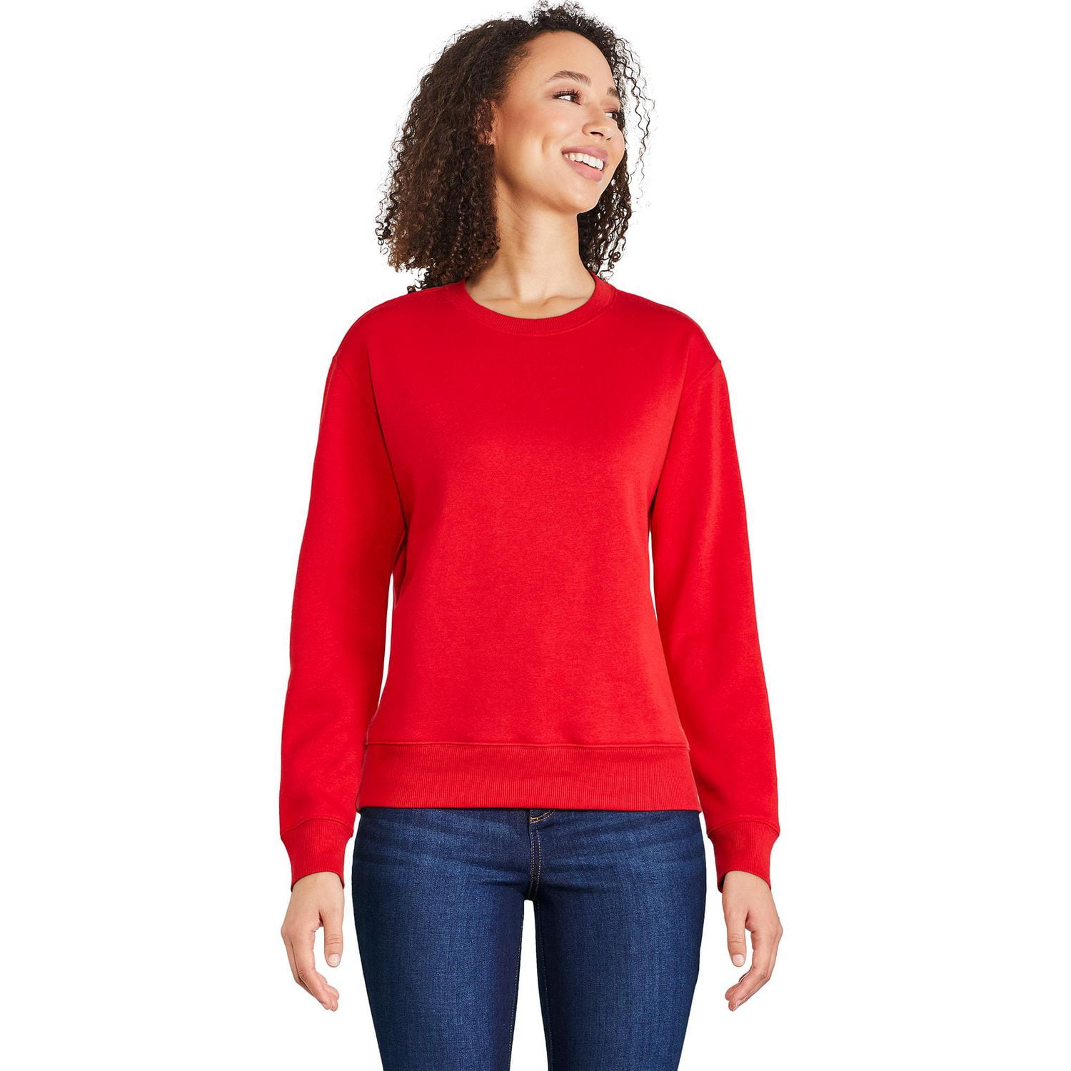 George Women's Drop Shoulder Crew Neckline Popover - Walmart.ca