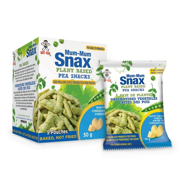 Mum-Mum Snax Plant Based Pea Snacks White Cheddar - Walmart.ca
