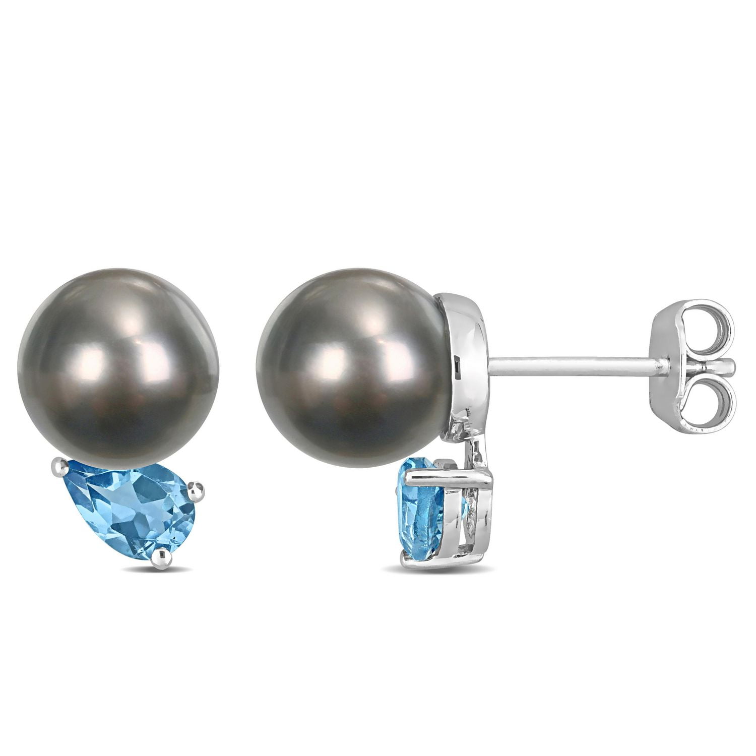 Click here for Miabella Tahitian Cultured Pearl And 1 Carat T. G.... prices