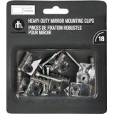hometrends Heavy Duty Mirror Mounting Clips, 6 Pack Wall Mount Set ...