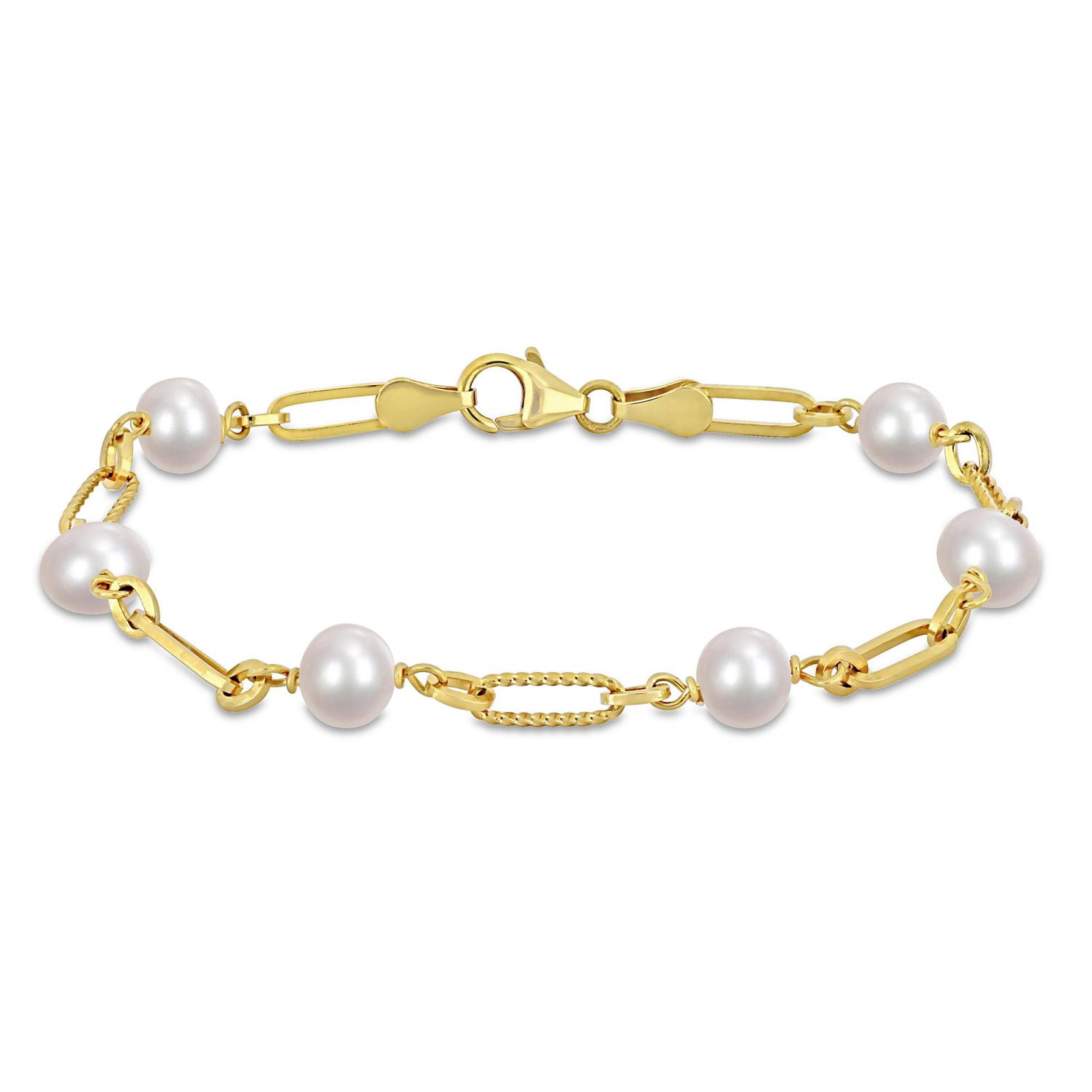 Click here for Miabella Cultured Freshwater Pearl 18k Yellow Gold... prices