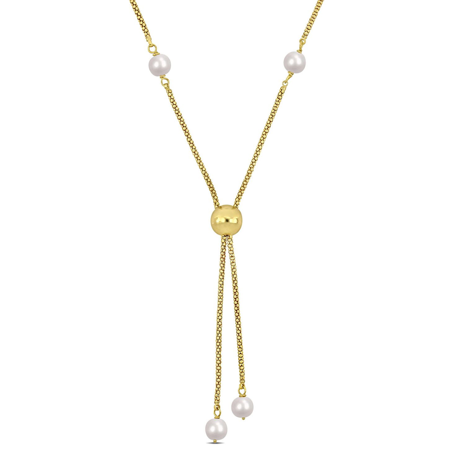 Click here for Miabella Cultured Freshwater Pearl 18k Yellow Gold... prices