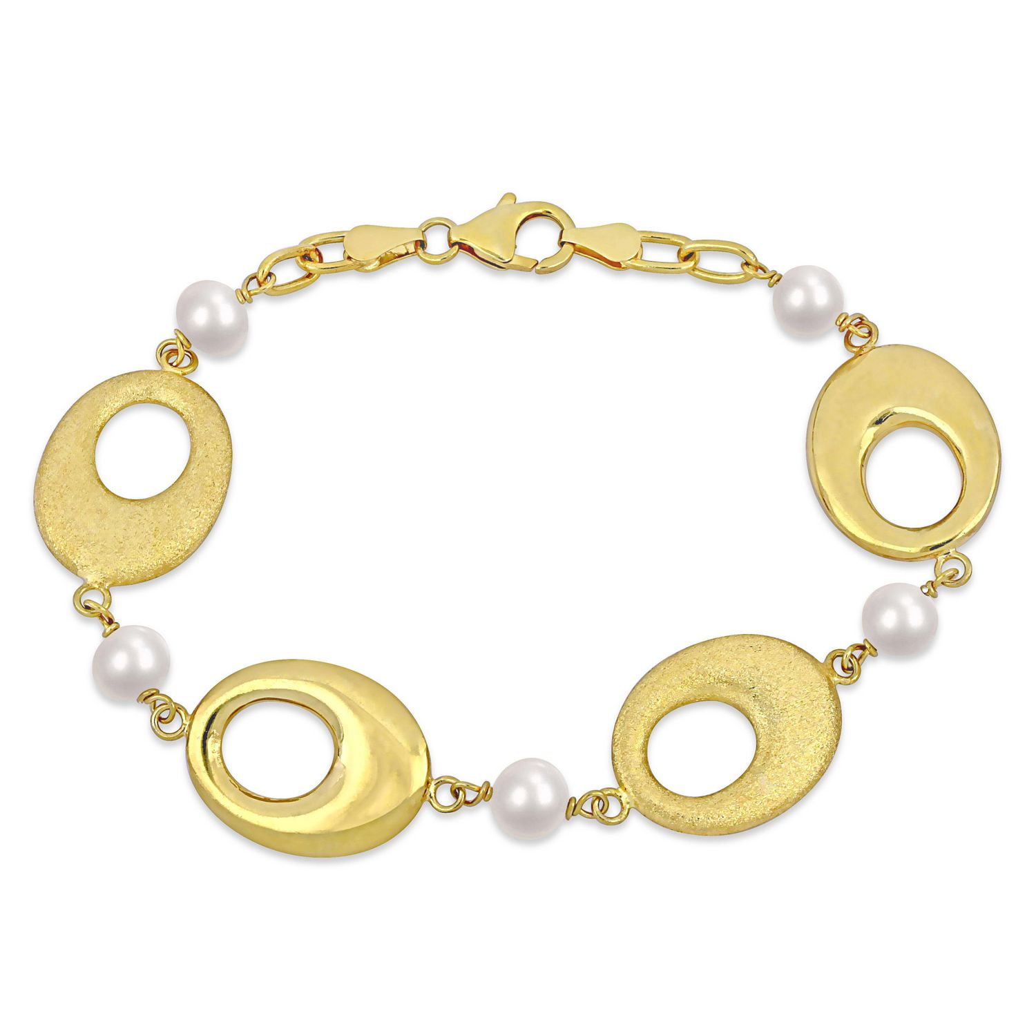 Click here for Miabella Cultured Freshwater Pearl 18k Yellow Gold... prices