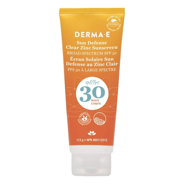 Sun Defense Clear Zinc Sunscreen SPF 30 Body - Walmart.ca