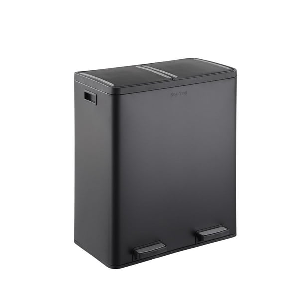 The Step N' Sort Large Capacity 70 L, 2 Compartment Trash and Recycling ...