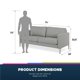 Queer Eye Fabry Sofa - Walmart.ca
