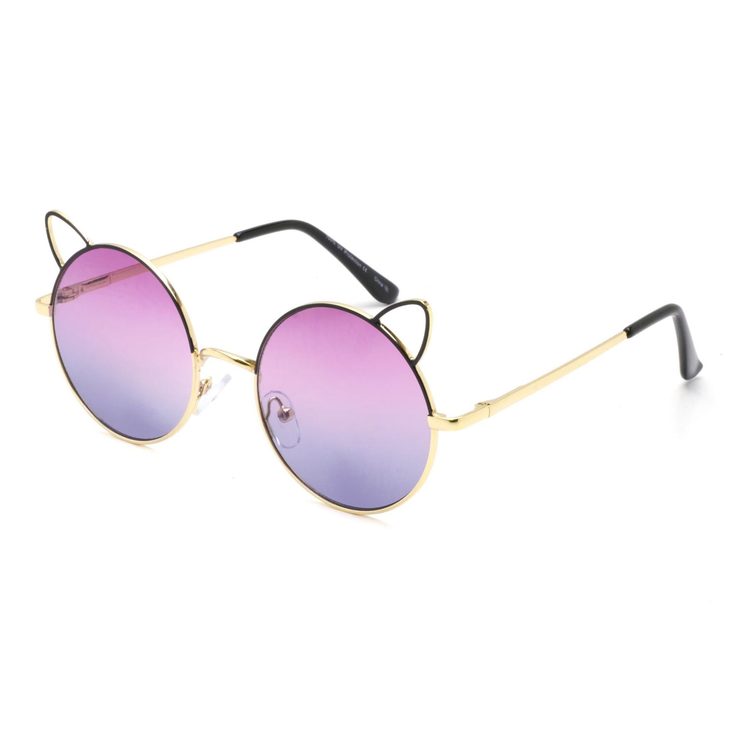 Click here for George Kids Girls Gold And Pink Round Sunglasses W... prices
