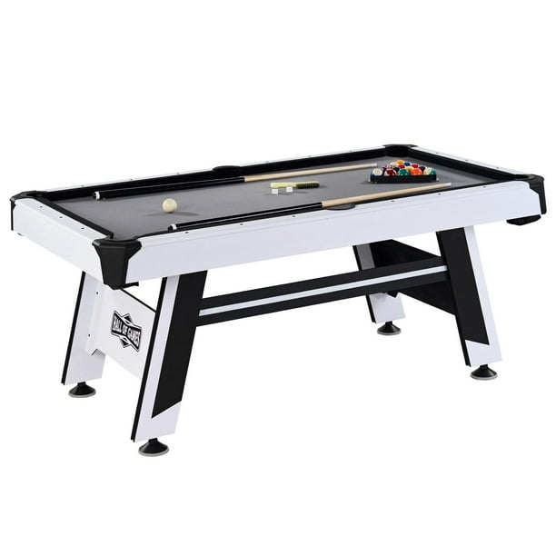 Hall of Games 6' Arcade Drop Pocket Table with Pool Ball and Cue Stick ...