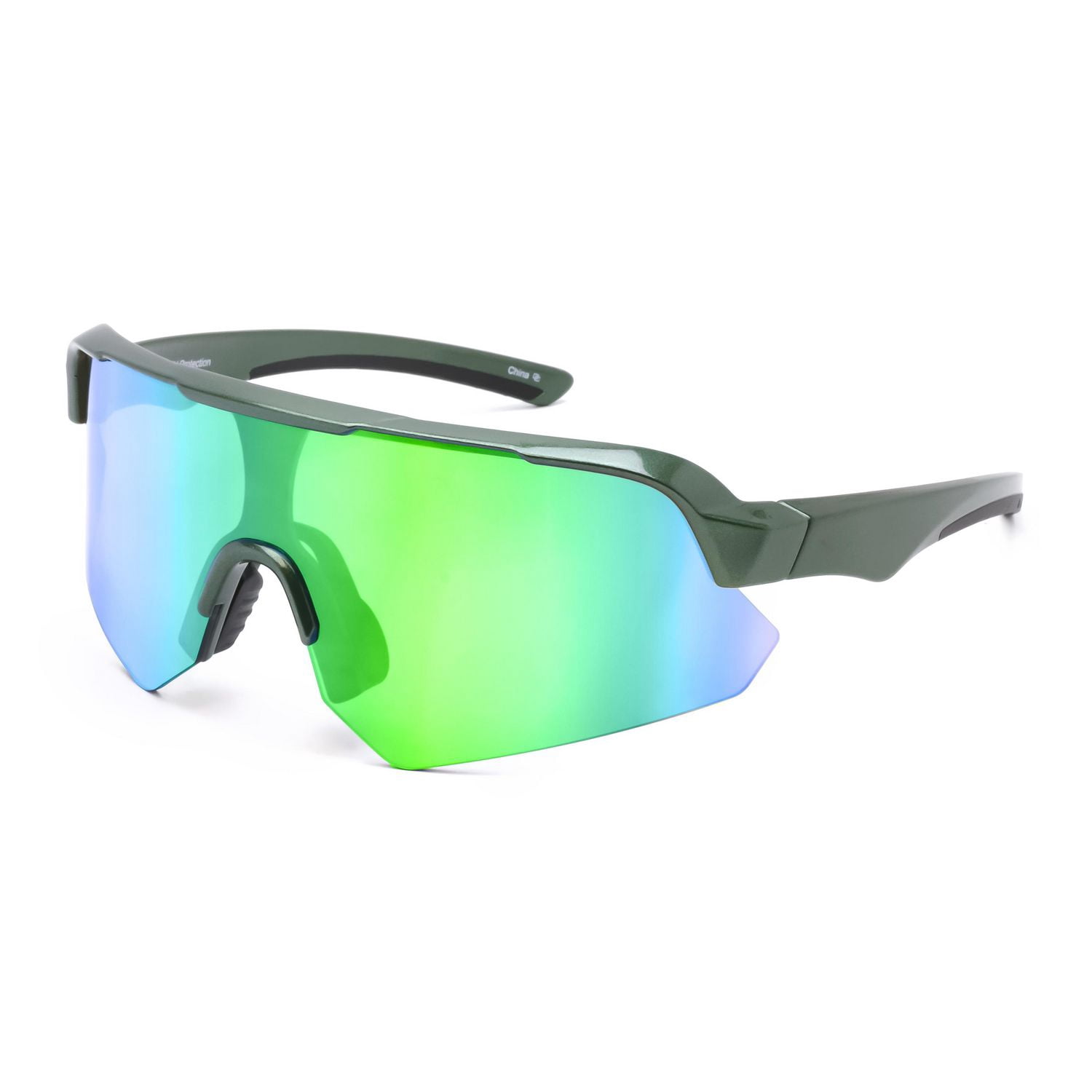 Click here for Athletic Works Green Shield Sunglasses One Size prices