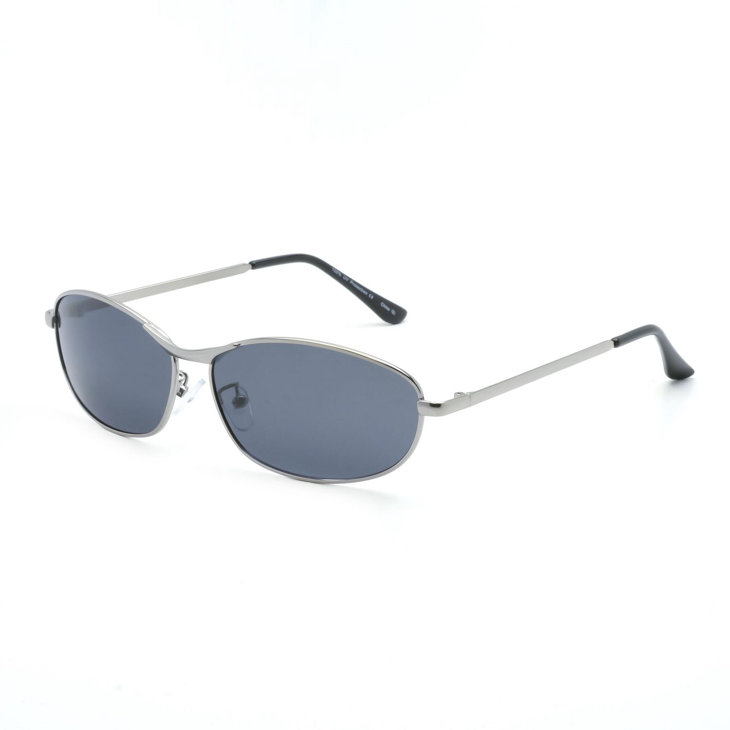 Click here for George Mens Silver And Black Polarized Wraparound... prices