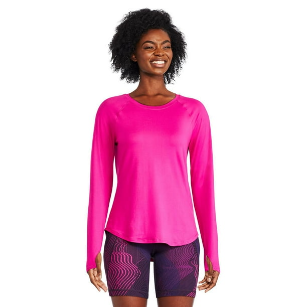 Athletic Works Women's Long Sleeve Crew Neckline Tee - Walmart.ca