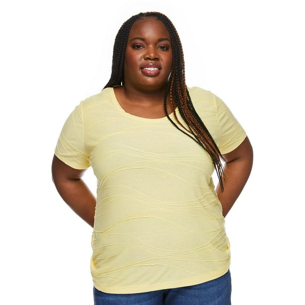 Penmans Plus Women's Short Sleeve Ripple Tee - Walmart.ca