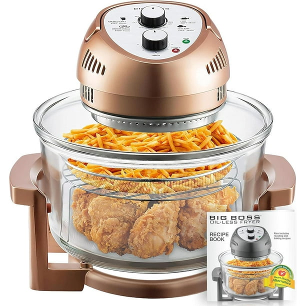 Big Boss Air Fryer Toaster Oven Combo 16Qt Kitchen Countertop ...