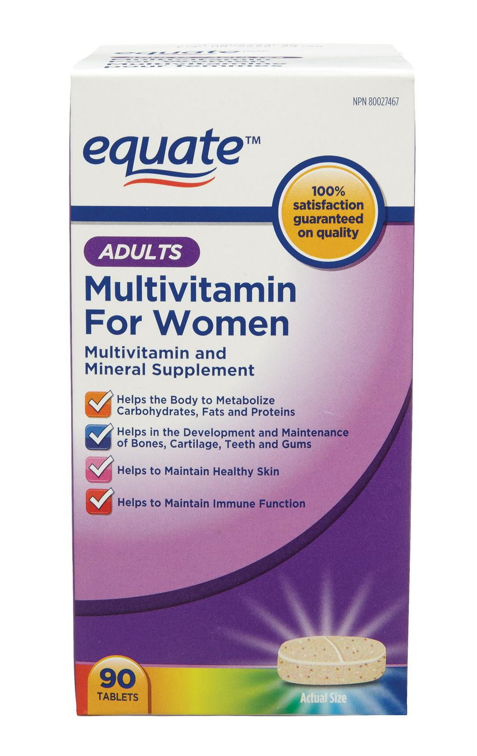 Equate Multivitamin For Women, 90 Tablets - Walmart.ca