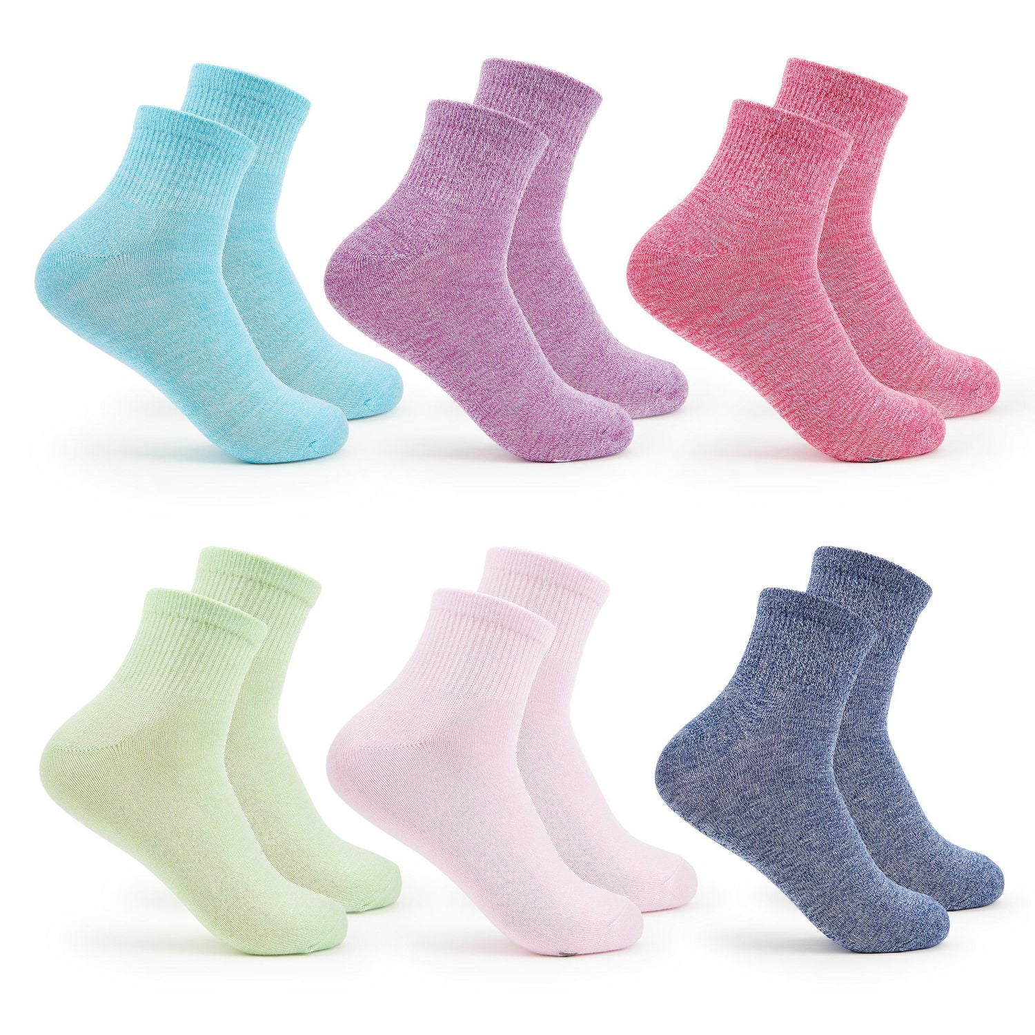 Click here for Fruit Of The Loom Womens Ankle Socks 6-Pack - Comf... prices