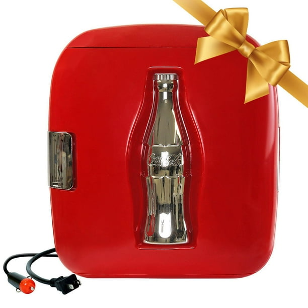 Coca-Cola 12-Can AC/DC Cube Electric Cooler, 4.2L, Compact & Convenient ...