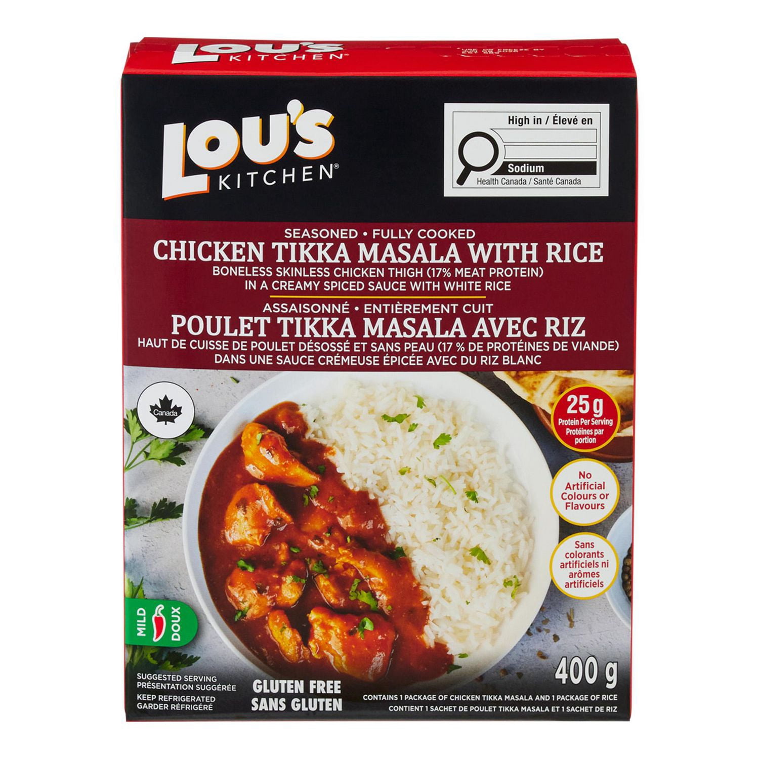 Click here for Lous Kitchen Lous Kitchen Chicken Tikka Masala Wit... prices