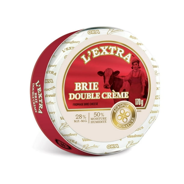 L'Extra Double Cream Brie Cheese, 170g - Walmart.ca