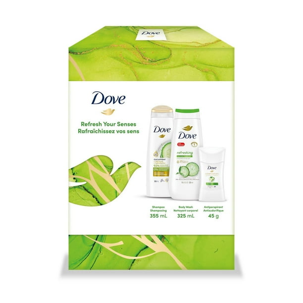 Dove Refresh Your Senses, 3 Piece Gift Set, This gift pack contains ...