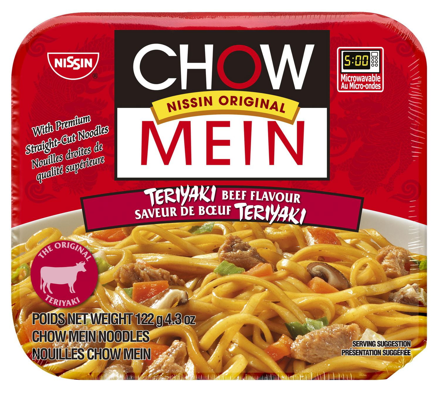 Nissin Chow Mein Teriyaki Beef Noodles | Walmart Canada