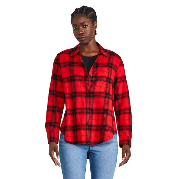George Women's Flannel Shirt - Walmart.ca
