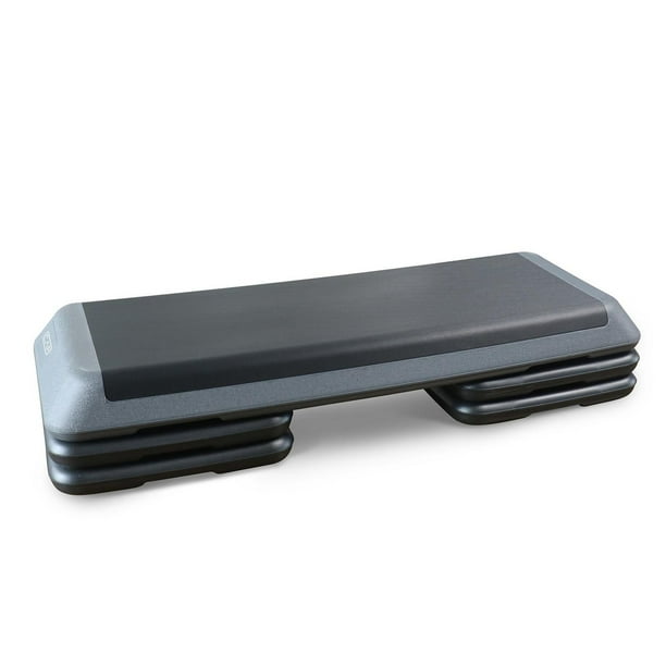 CAP Barbell 43'' Adjustable Aerobic Stepper Platform (4" - 6" - 8" with ...