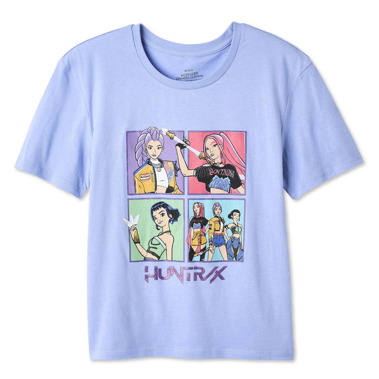 Click here for Kpop Demon Hunters Girls Huntrix Graphic T-Shirt X... prices