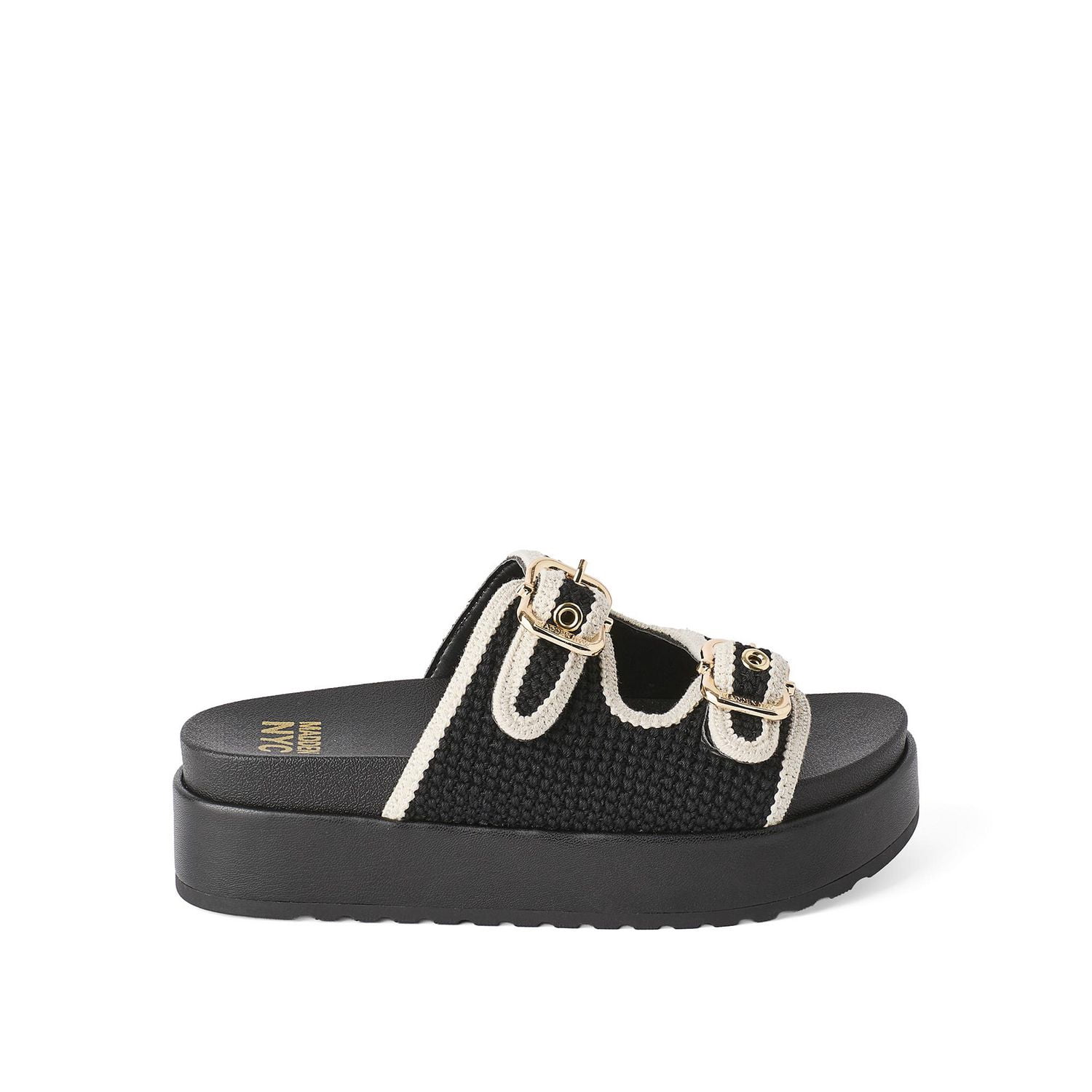 Click here for Madden Nyc Womens Crochet Platform Sandals 6 prices
