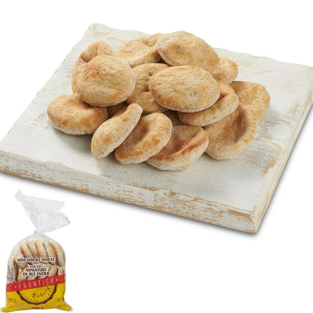 Frontier Bakery Mini Whole Wheat Pita, 360 g - Walmart.ca