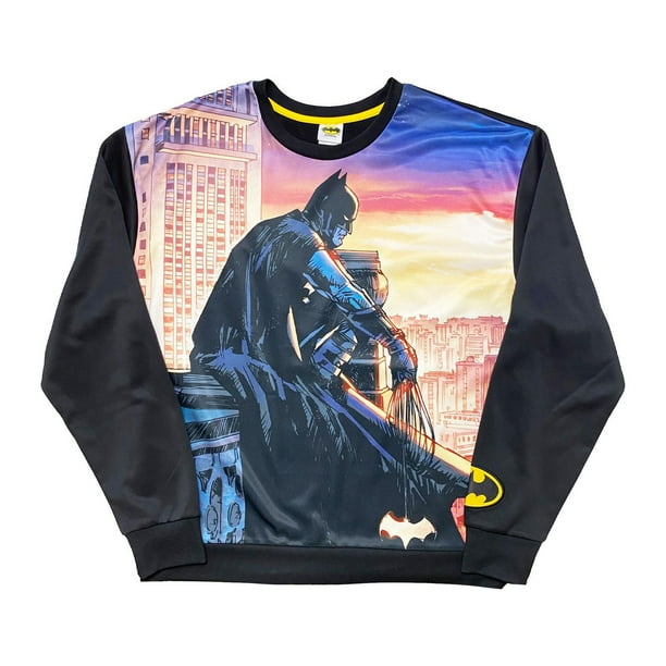 Batman Men's Over Gotham Long Sleeve Crew - Walmart.ca