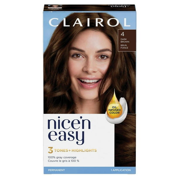 Clairol Nice'n Easy Permanent Hair Dye, 100% Gray Coverage - Walmart.ca