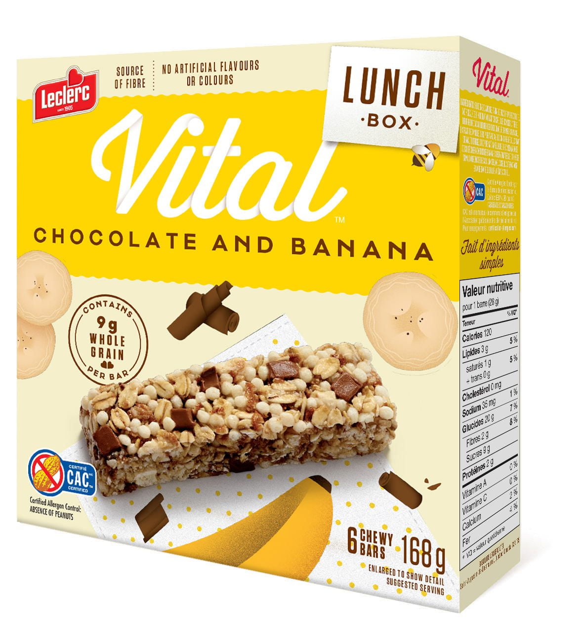 Vital Banana Chocolate Lunch Box Bars | Walmart Canada