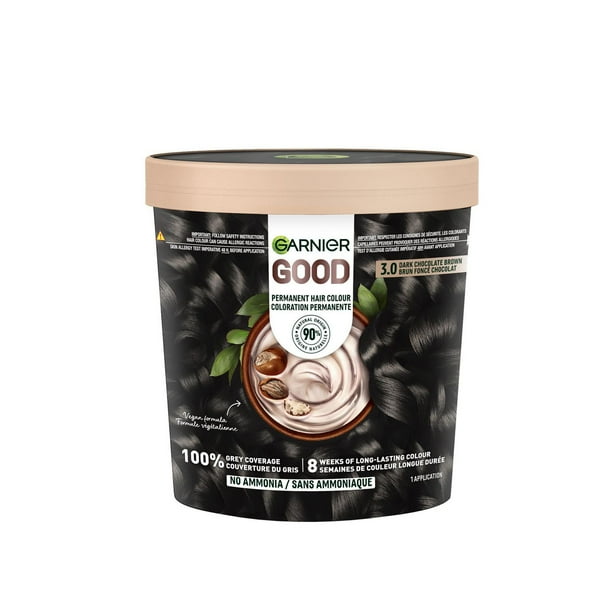Garnier GOOD, Permanent Hair Dye, 100% Grey Coverage, No Ammonia, 1 ...