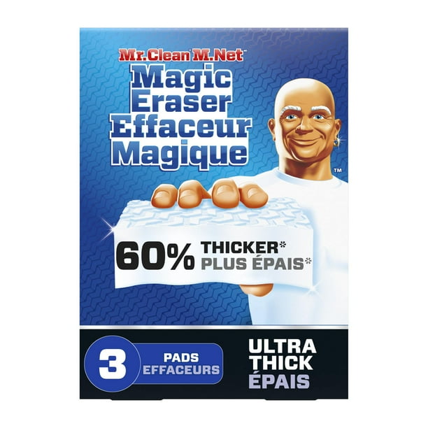 Mr. Clean Magic Eraser Ultra Thick Multi Purpose Cleaner, Magic Eraser ...