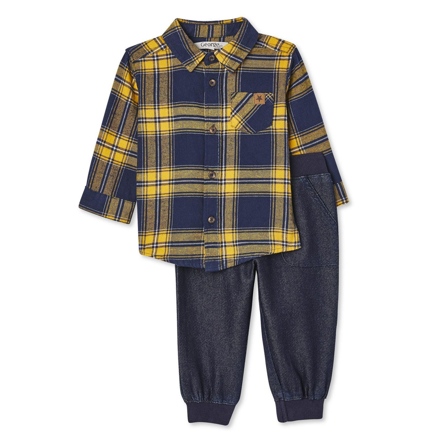 George Baby Boys' Shirt and Pant Set 2-Piece Set | Walmart Canada