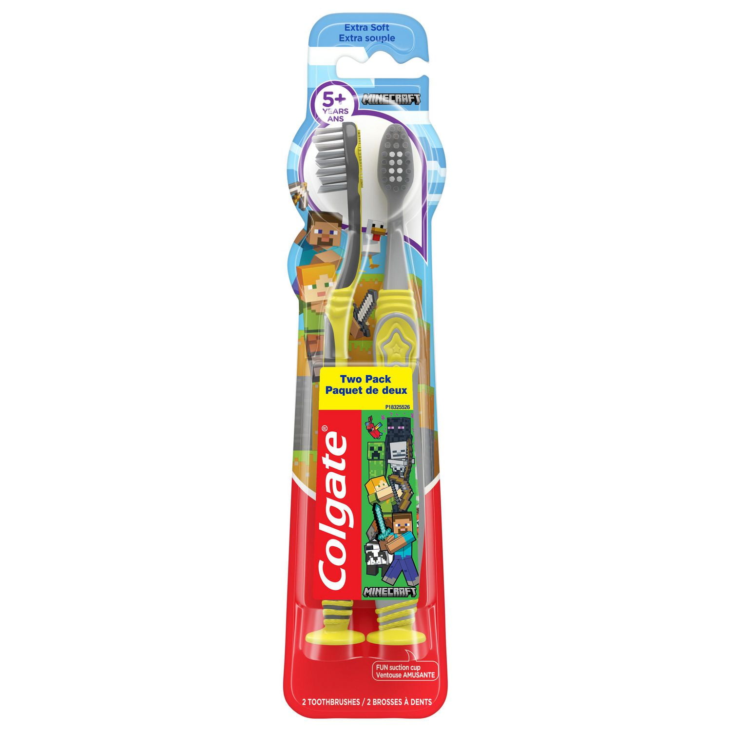 Colgate Kids Minecraft Toothbrush Pack, 2 Count - Walmart.ca