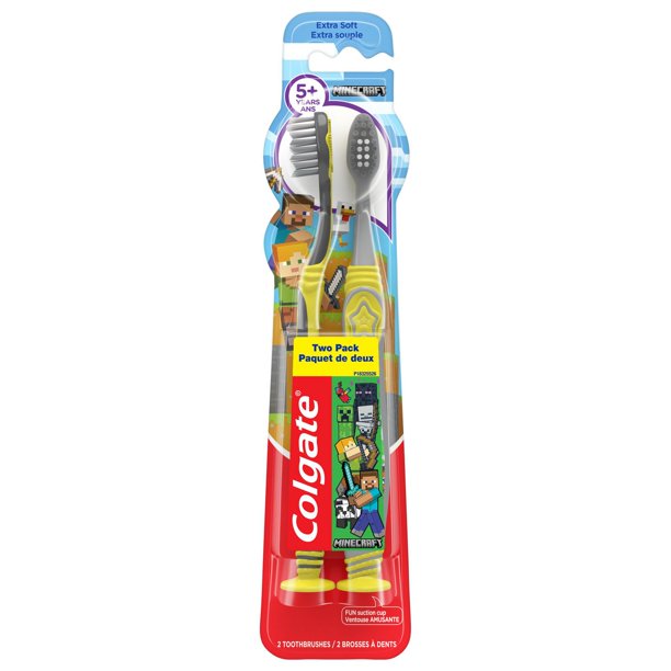 Colgate Kids Minecraft Toothbrush Pack, 2 Count - Walmart.ca