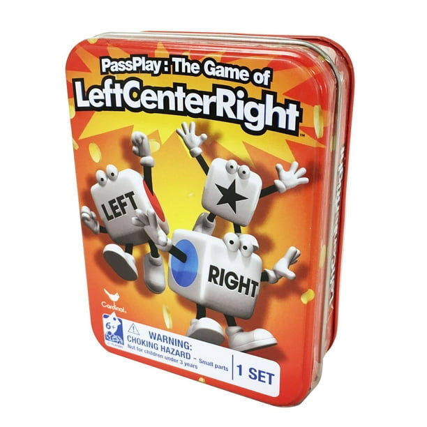 Cardinal Games Left Center Right Dice Game in A Tin - Walmart.ca