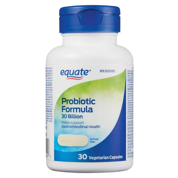 Equate Probiotic Formula 30 Billion, 30 Vegetarian Capsules - Walmart.ca