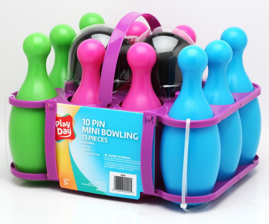 10 Pin Mini Bowling Set (Teal and Yellow) | Walmart Canada