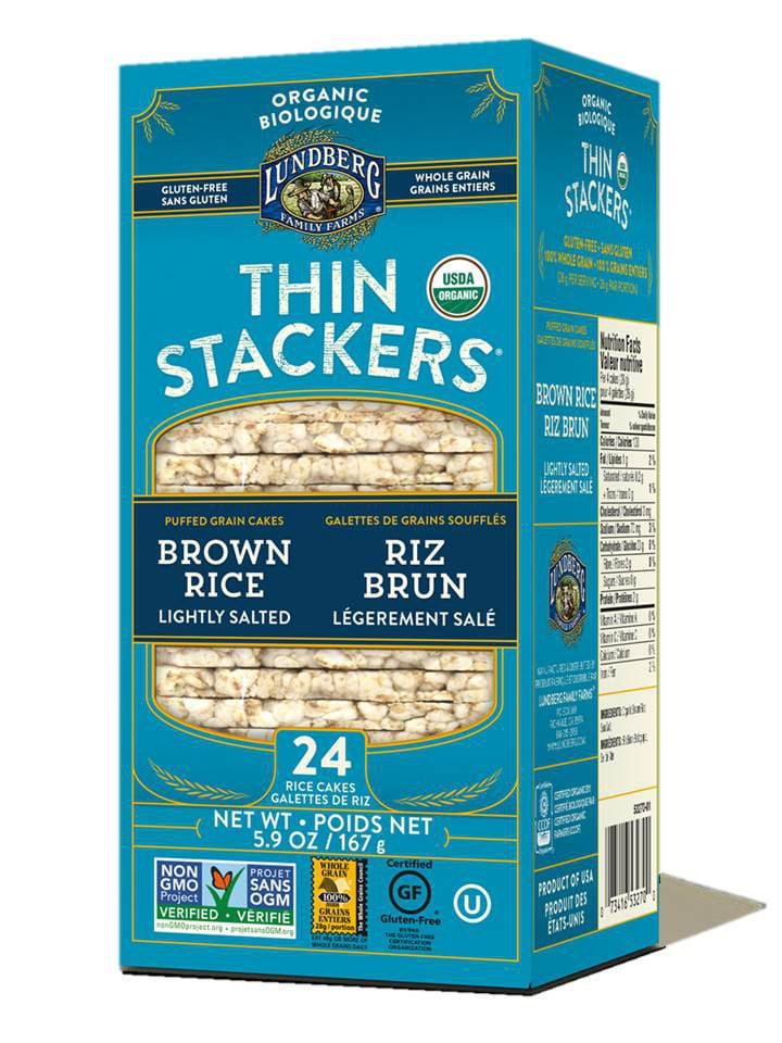 Lundberg Rice Thins Org Brown | Walmart Canada